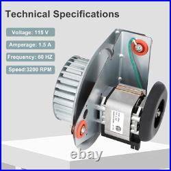 HC21ZE117-B HC21ZE117 Furnace Draft Inducer Blower Motor Kit for JAKEL ...